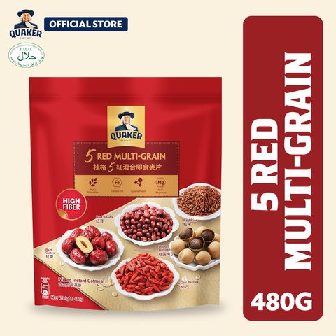Quaker Oats 5 Red Multigrain Mixed Instant Oatmeal 480g delivery near ...