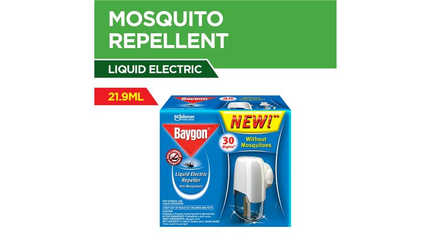 Baygon Liquid Electric Repeller Starter 21.9ml delivery near you in ...