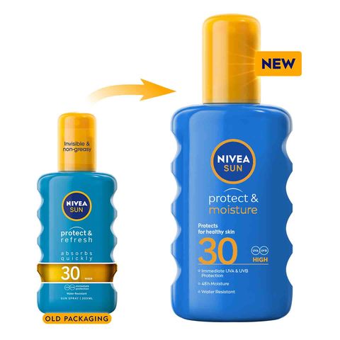 Nivea Protect & Moist Spray SPF30 200ml delivery near you in Singapore ...