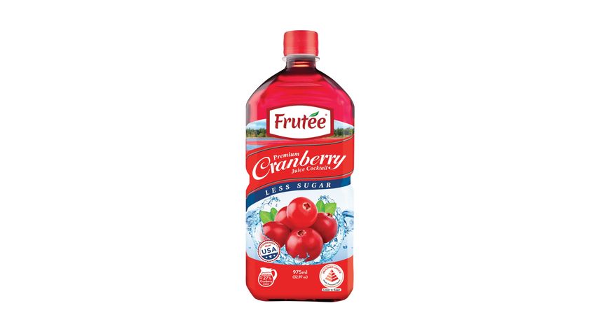 Frutee Cranberry Juice Bottle Less Sugar 975ml delivery near you in ...