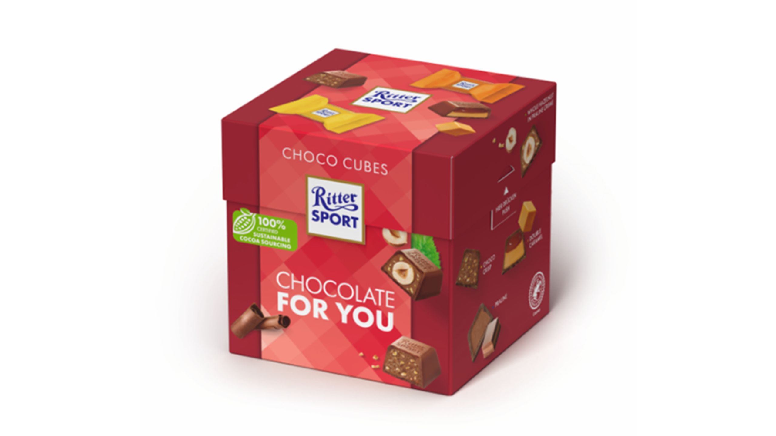 Ritter Sport Box Choco Cubes Chocolate For You 176g delivery near you ...