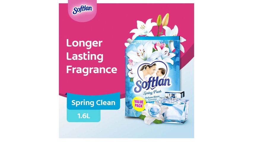 Softlan Fabric Softener Refill - Spring Fresh 1.6L delivery near you in ...