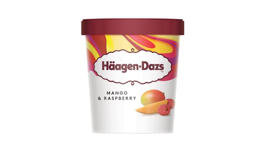 Haagen-Dazs Mango & Raspberry Ice Cream Pint 473ml delivery near you in ...