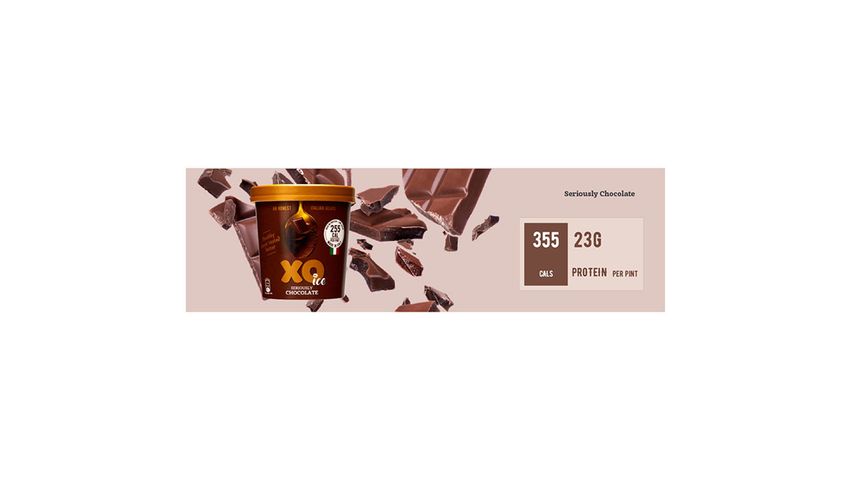 XO Ice Low Calorie High Protein Chocolate Gelato - Seriously Chocolate ...