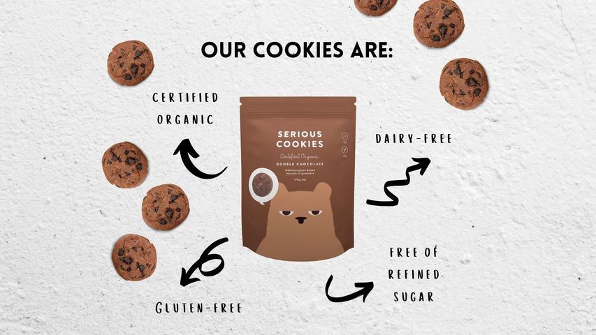 Serious Food Co Serious Cookies - Double Chocolate 170g delivery near ...