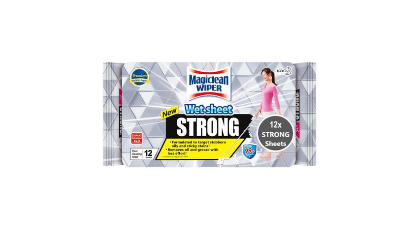 Magiclean Wiper Strong Wet Floor Cleaning Sheets 12s delivery near you ...