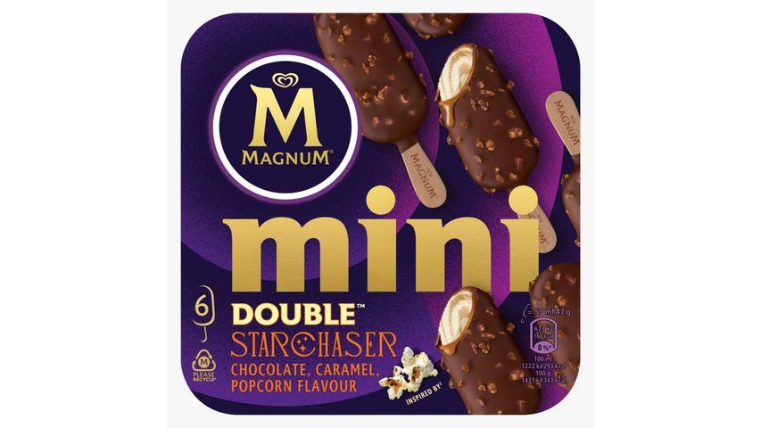 Magnum Double Starchaser Mini Ice Cream Multipack 6pcs x 55ml delivery ...