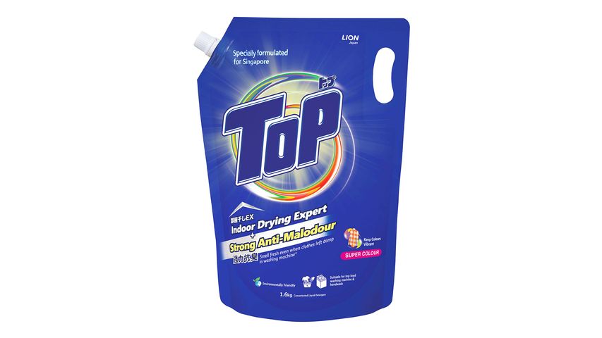 Top Concentrated Liquid Detergent Refill - Super Colour 1.6kg delivery ...