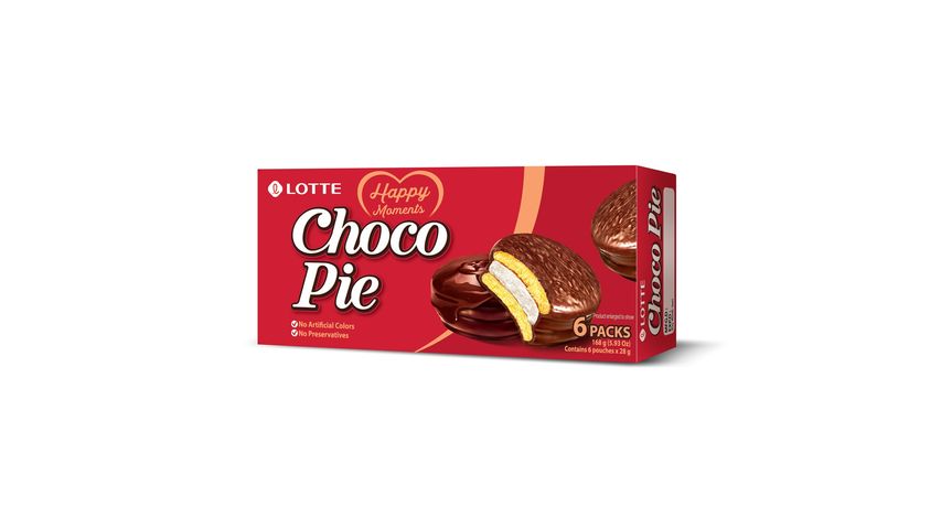 Lotte Choco Pie 6s x 28g delivery near you in Singapore | foodpanda