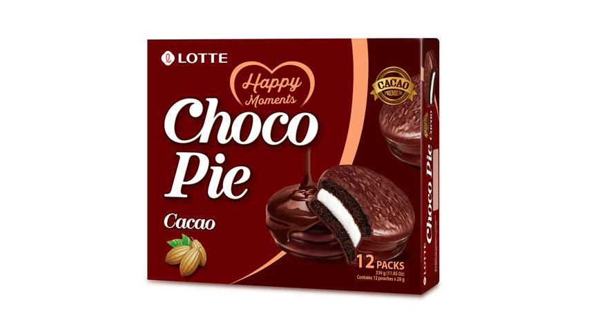 Lotte Choco Pie - Cacao 12s x 28g delivery near you in Singapore ...