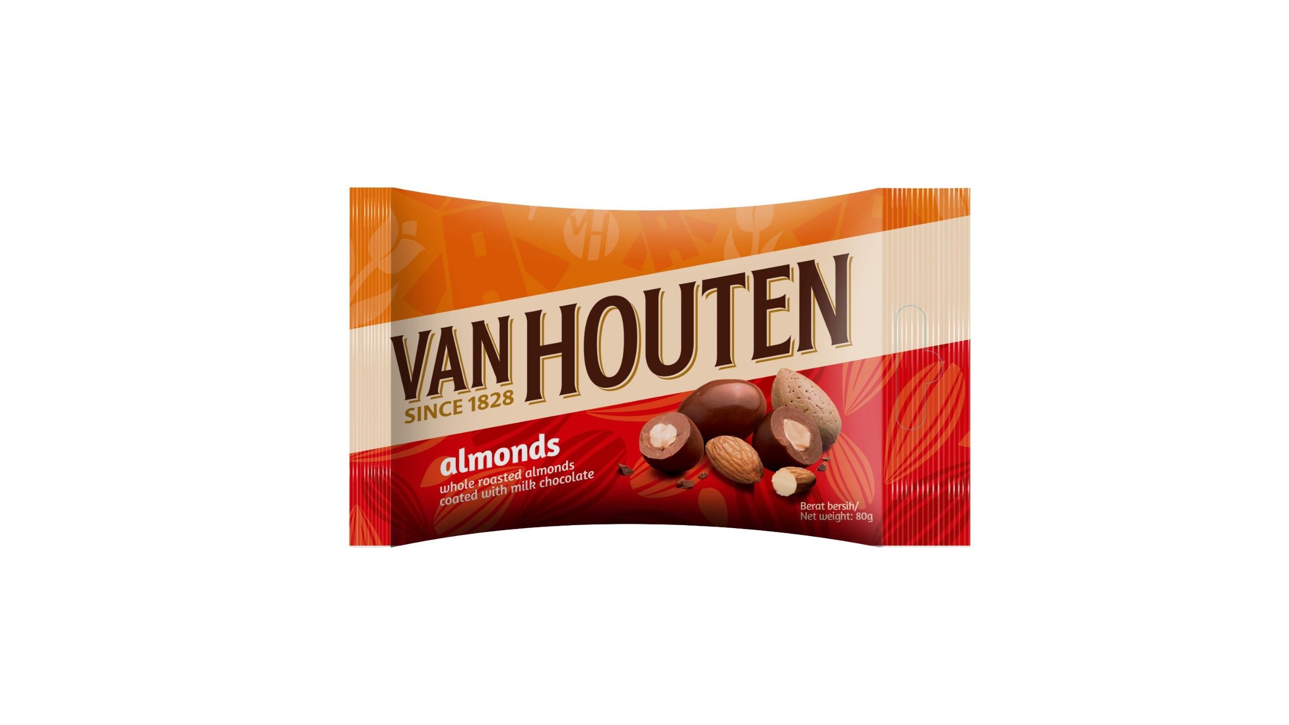 Van Houten Milk Chocolate coated Roasted Almonds 80g delivery near you ...