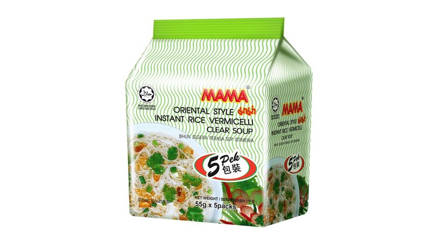 Mama Rice Vermicelli - Clear Soup Instant Noodle 5s x 55g delivery near you in Singapore | foodpanda