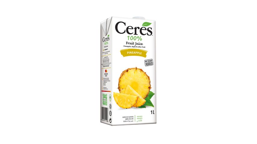 Ceres Fruit Juice - Pineapple 1L delivery near you in Singapore | foodpanda
