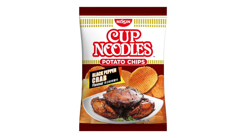 Nissin Cup Noodles Potato Chips - Black Pepper Crab 70g delivery near ...