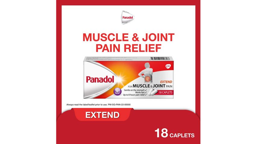 Panadol Extend, Paracetamol for Long Lasting Pain Relief, Back Pain ...