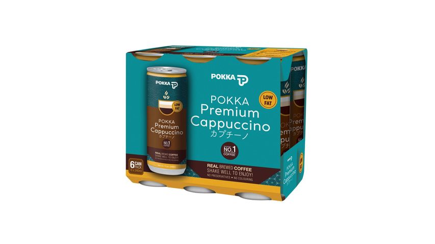 Pokka Premium Coffee - Cappuccino Can 6s x 240ml delivery near you in ...