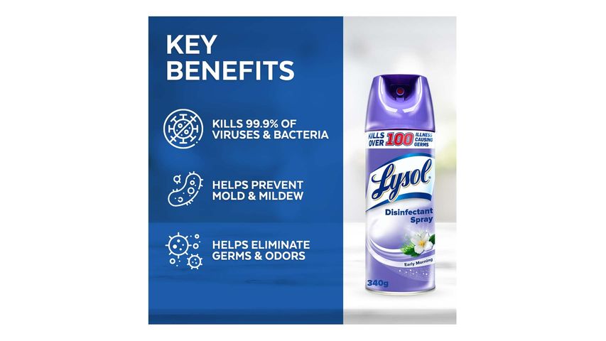 Lysol Disinfectant Spray - Early Morning 510g delivery near you in ...