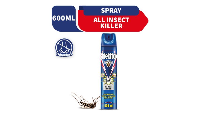 Shieldtox Odourless All Insect Killer Powergard Spray 600ml delivery ...