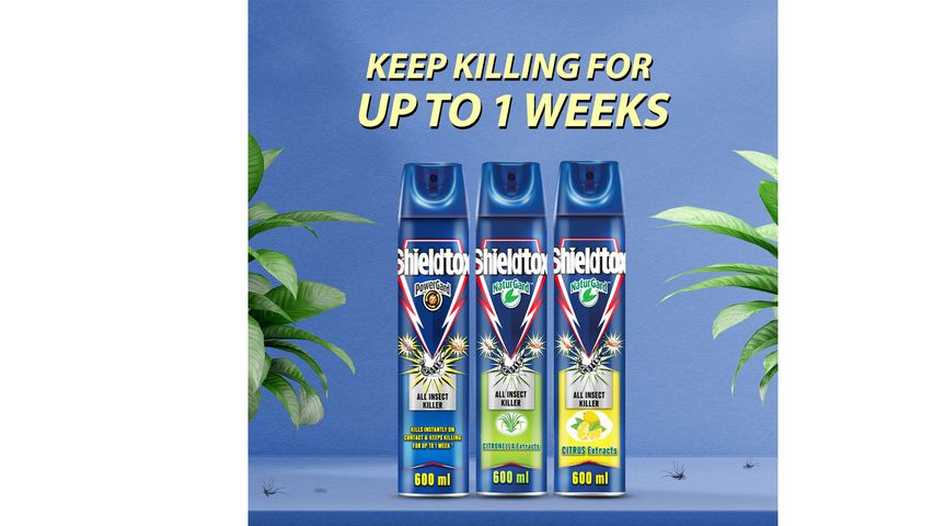 Shieldtox Odourless All Insect Killer Powergard Spray 600ml delivery ...