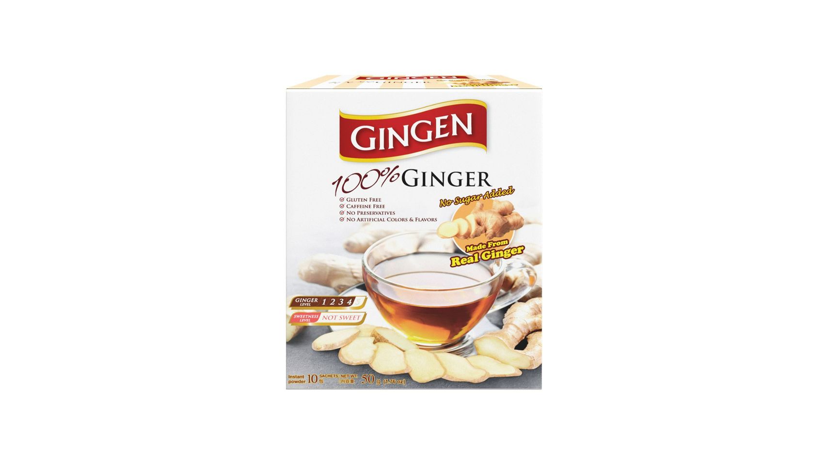 Gingen Instant Ginger Tea 100% Ginger 10s x 5g delivery near you in ...