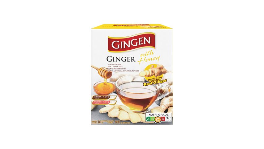 Gingen Instant Ginger Tea Honey 10s x 18g delivery near you in ...