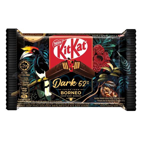Kitkat 4 Finger Dark Borneo Chocolate 52% 35g delivery near you ...