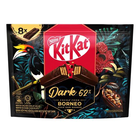 Kitkat Dark Borneo Chocolate 52% Sharebag 8 Pieces x 17g delivery near ...