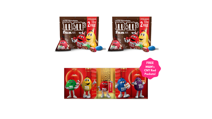 M&M's Milk Chocolate Bundle + FREE M&M's CNY Red Packets delivery near ...