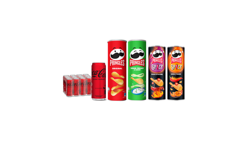 Pringles Spicy Lovers x Coke Zero Bundle delivery near you in Singapore ...