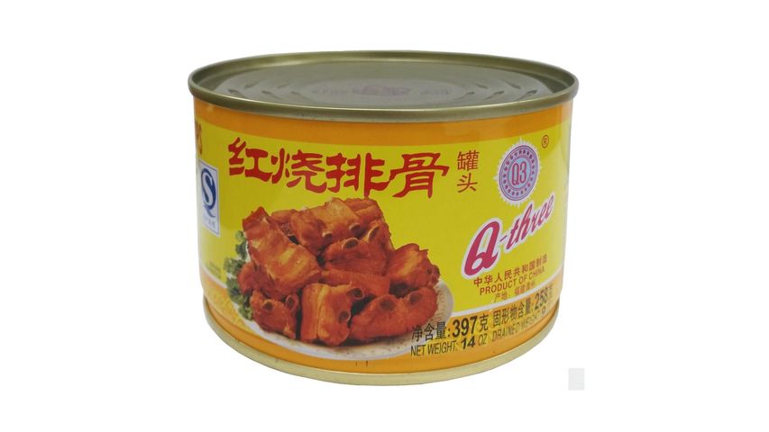Q3 Canned Stewed Pork Chops 397g delivery near you in Singapore | foodpanda