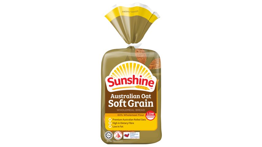 Sunshine Australian Oat Soft Grain Wholemeal Bread 400g delivery near ...