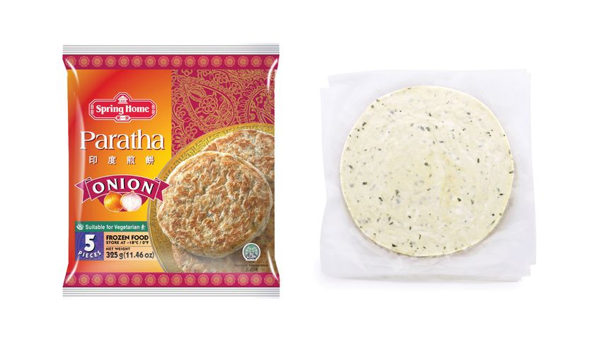 Spring Home Frozen Roti Paratha (Prata) Onion 5pcs x 325g delivery near ...