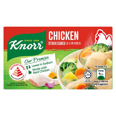 Knorr Chicken Stock Cubes 60g delivery near you in Singapore | foodpanda