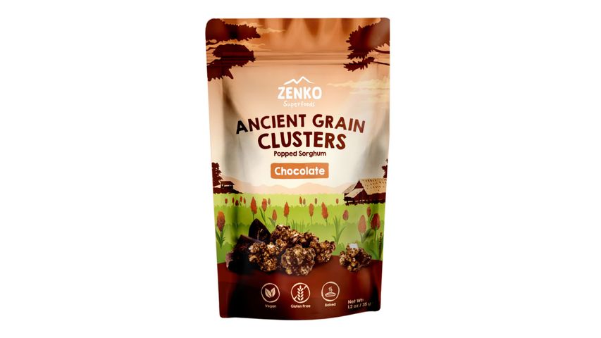 Zenko Superfoods Ancient Grain Clusters Dark Chocolate Popcorn 35g ...