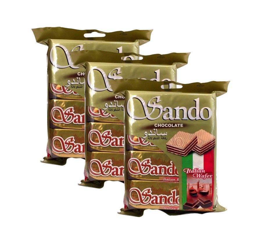 Buy Sando Chocolate Wafer 256 g x 3 Online in UAE | Talabat UAE