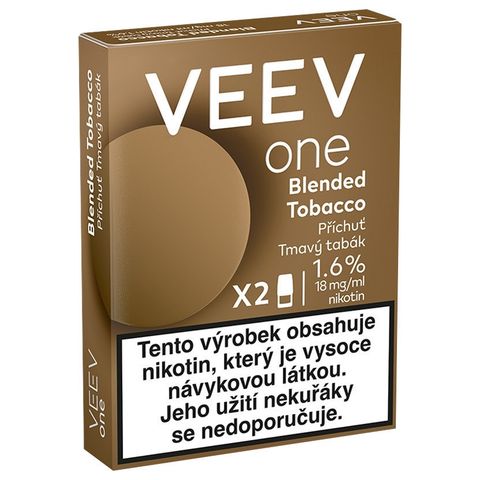 Veev One Blended Tobacco cartridge 18mg | 2 x 1 kus | 18+ - foodora.cz ...