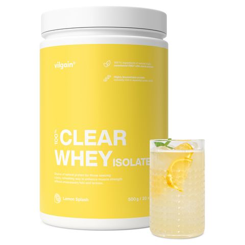 Vilgain Clear Whey Isolate lemon splash protein | 500 g - foodora.cz rozvoz
