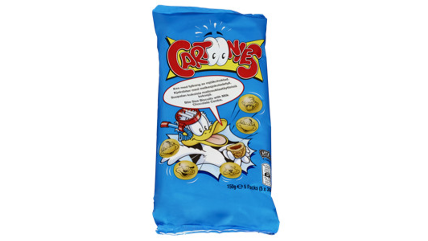 Cartoonies Sjokoladekjeks | 150g - foodora.no