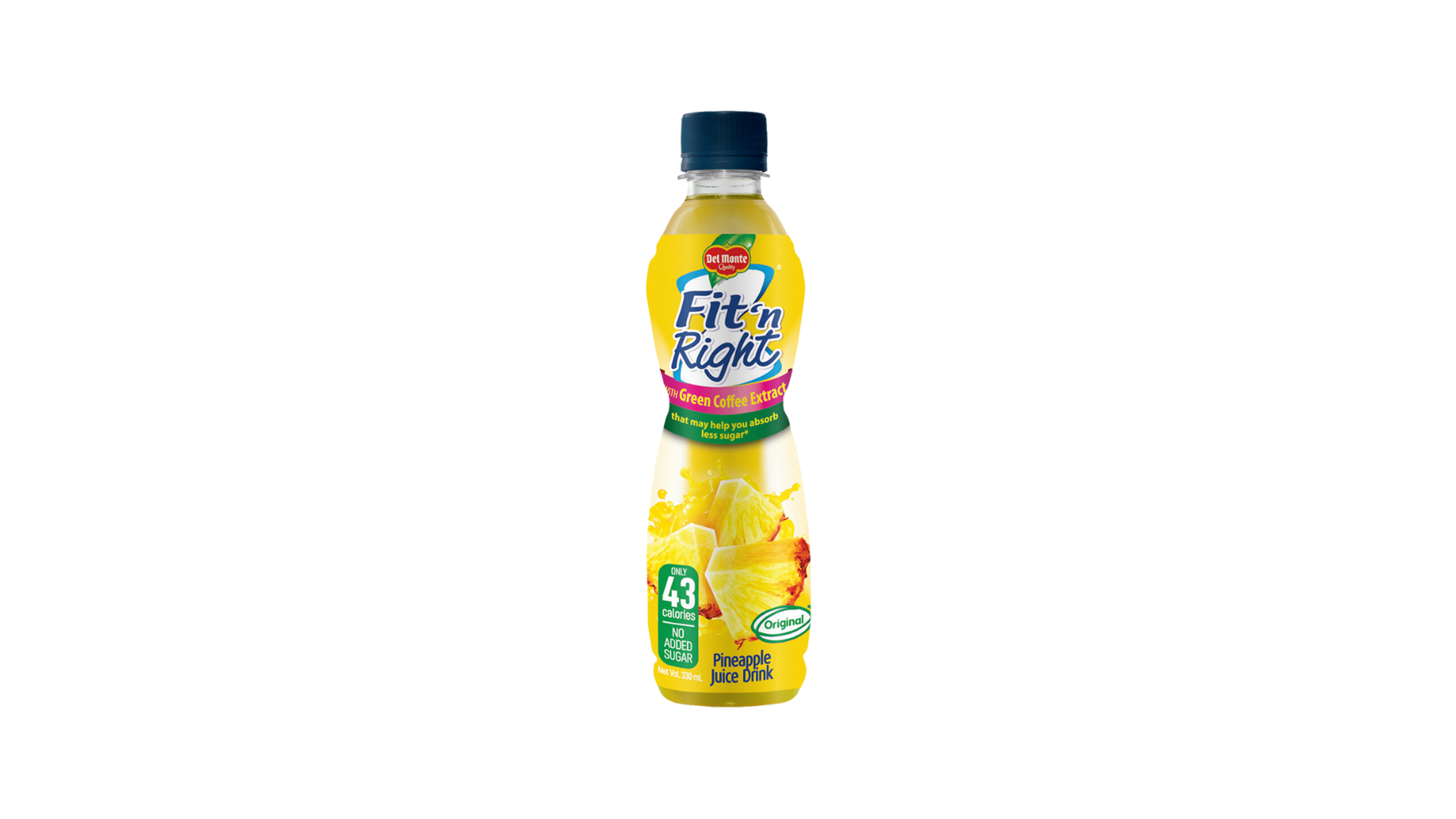 Del Monte Fit 'n Right Pineapple Juice Drink 330ml delivery in the ...