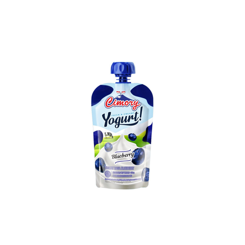 Cimory Blueberry Flavored Yogurt Pouch (Squeeze) 120g delivery in the ...