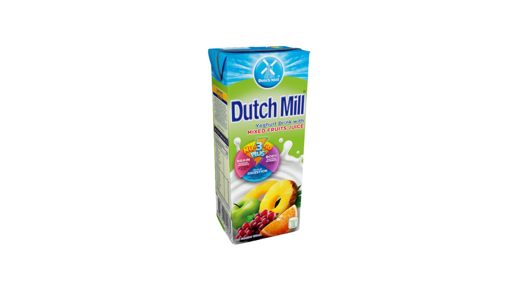 Dutch Mill Yogurt Drink with Mixed Fruits Tetra 180ML delivery in the Philippines | foodpanda