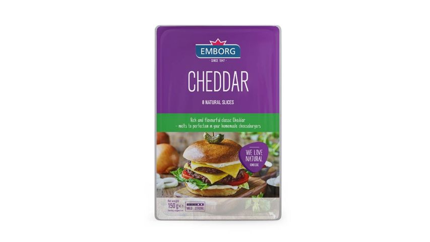 Emborg Cheddar Sliced Cheese 150G delivery in the Philippines | foodpanda