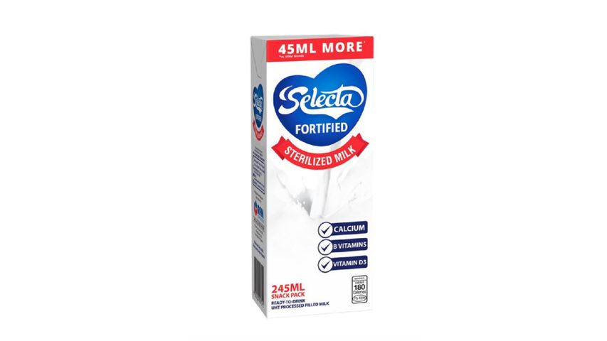 Selecta Fortified Sterilized Milk 245ML delivery in the Philippines ...