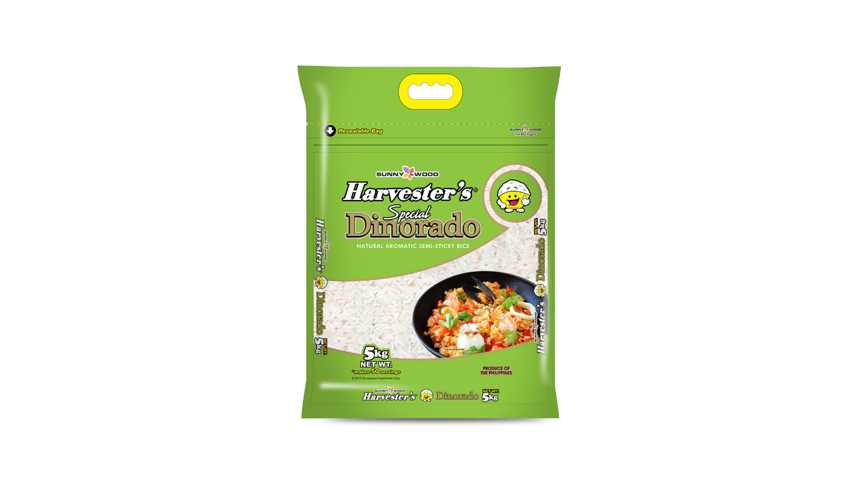 Harvesters Dinorado Rice 5kg delivery in the Philippines | foodpanda