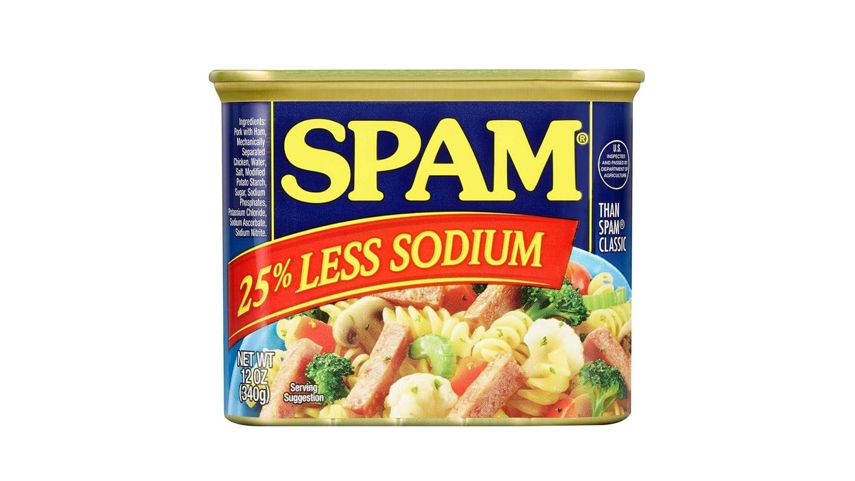 Spam Less Sodium 340G delivery in the Philippines | foodpanda