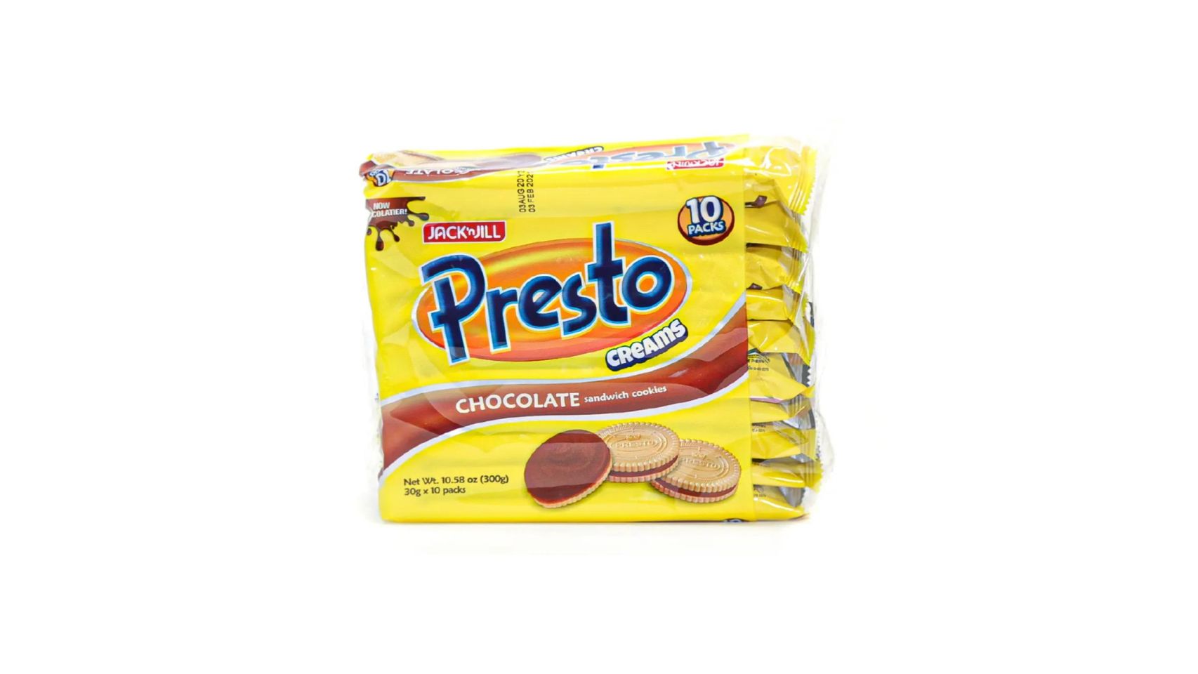 Presto Creams Chocolate 30G x 10's delivery in the Philippines | foodpanda