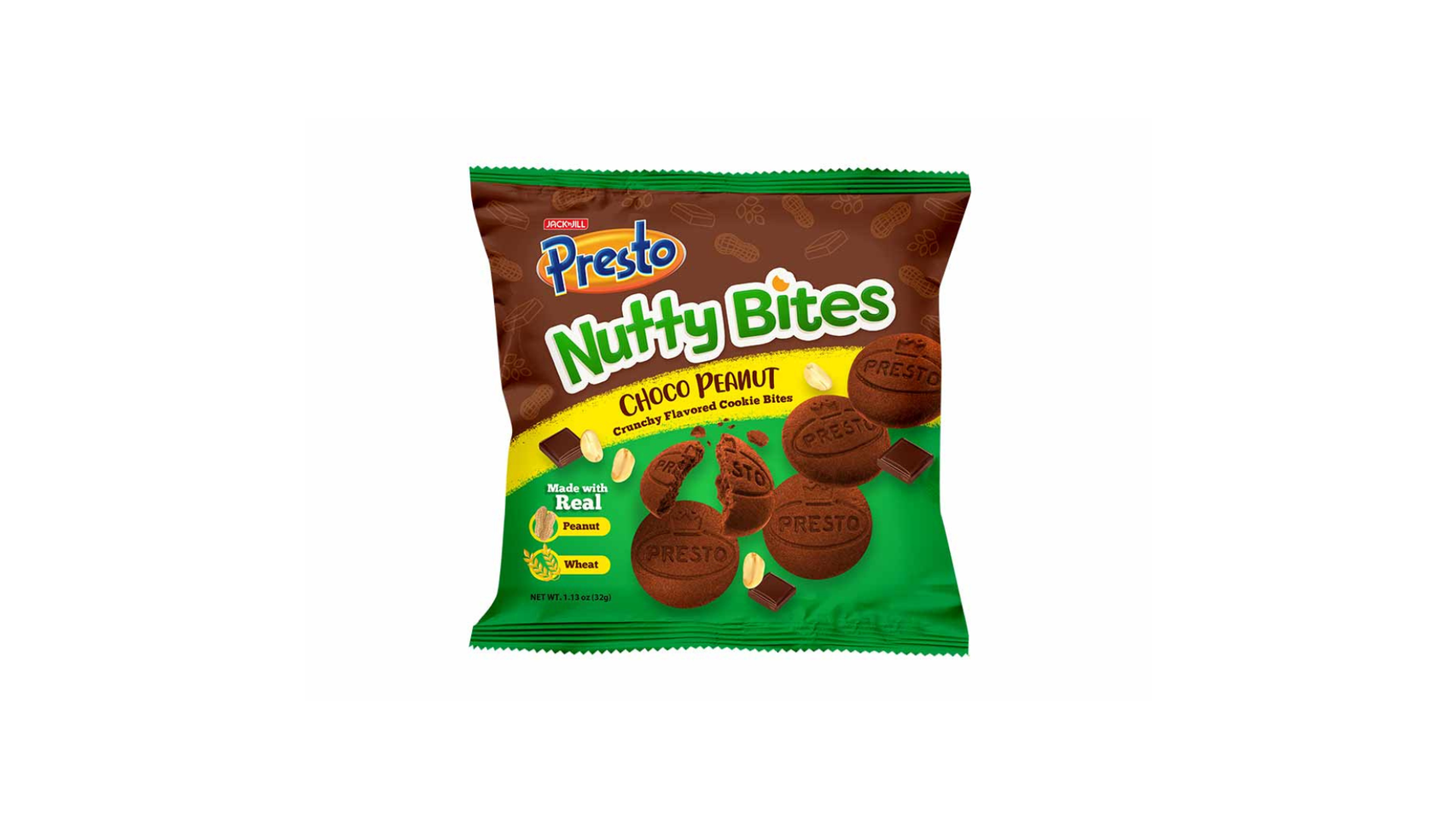 Presto Nutty Bites Choco Peanut 32g delivery in the Philippines | foodpanda
