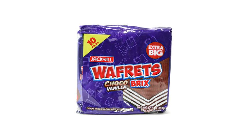 Wafrets Extra Big Brix Choco Vanilla 24Gx10'S delivery in the ...
