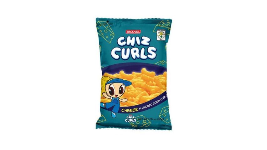 Jack 'n Jill Chiz Curls Cheese Flavored Corn Snacks 55g delivery in the ...