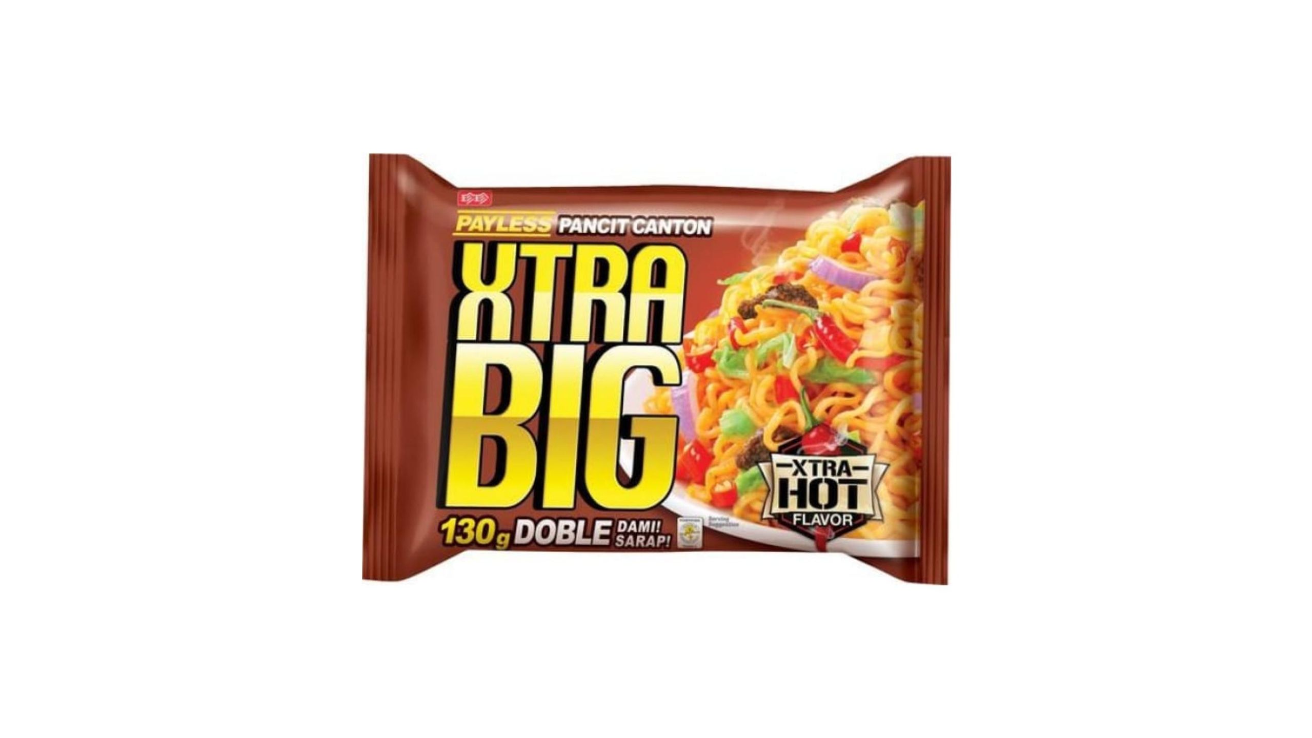 Payless Xtra Big Xtra Hot Pancit Canton (130g) delivery in the ...